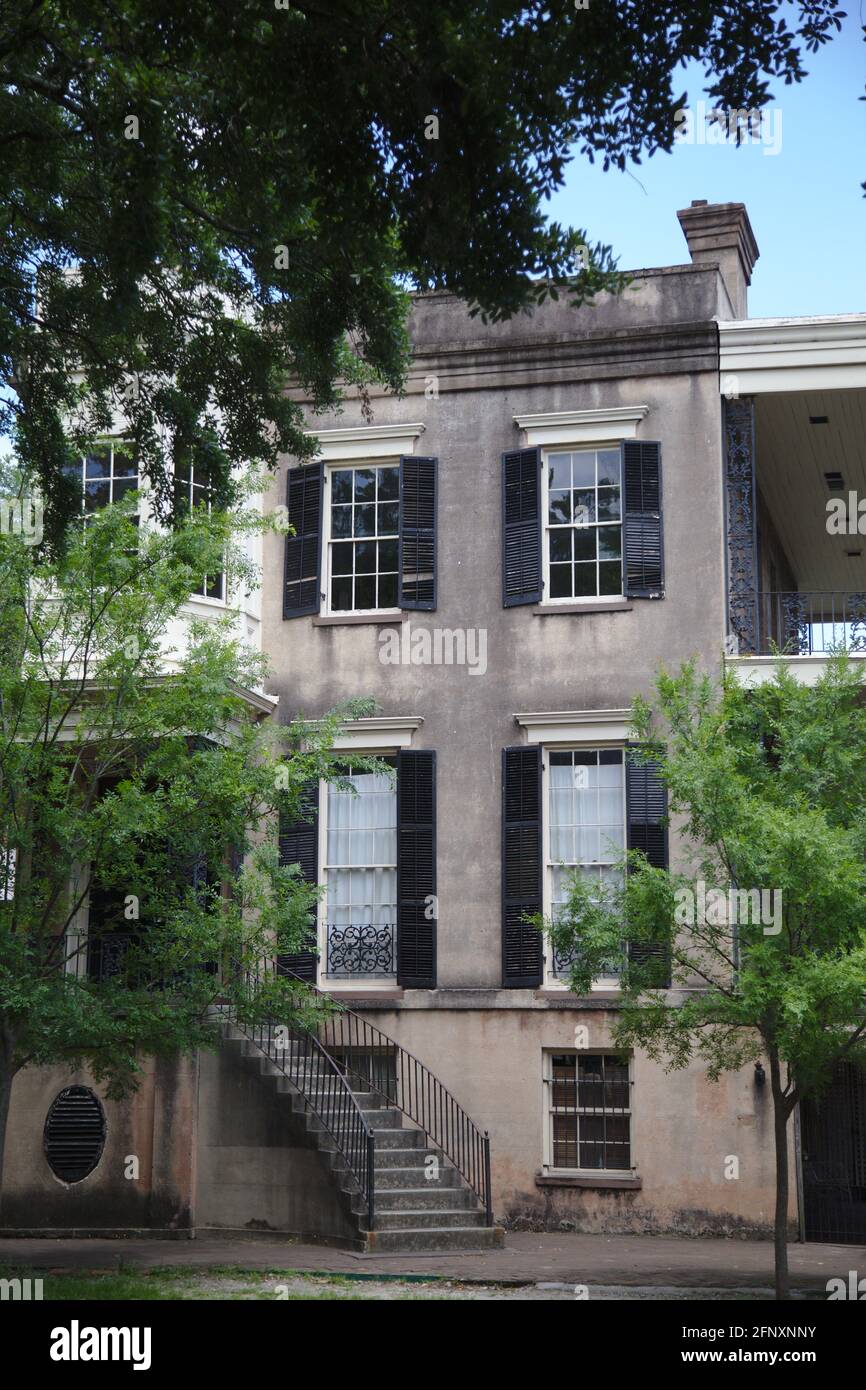 Savannah historic steps hi-res stock photography and images - Alamy