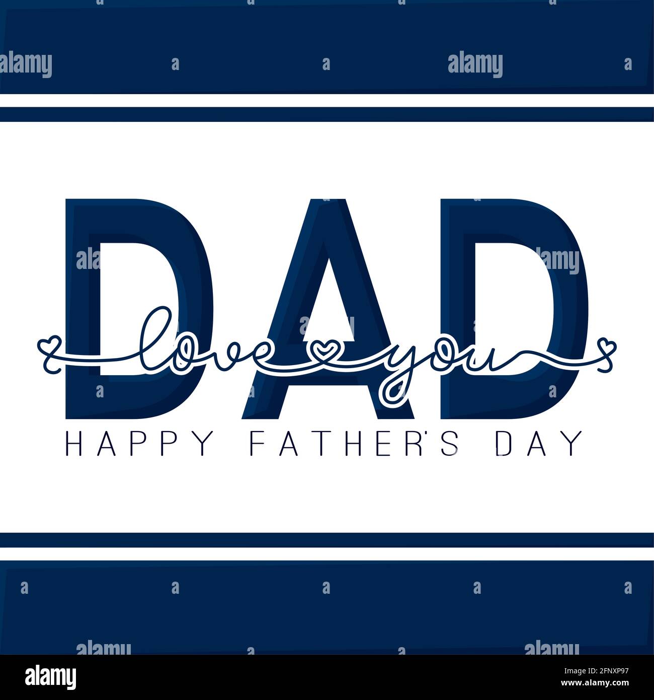 Happy father day greeting card Vector illustration Stock Vector Image & Art - Alamy