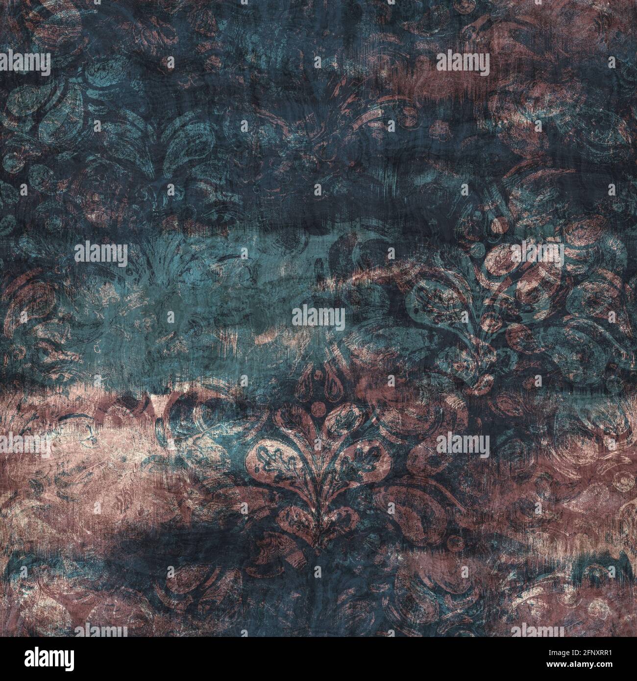 Seamless blue pink cream and navy surface pattern Stock Photo - Alamy