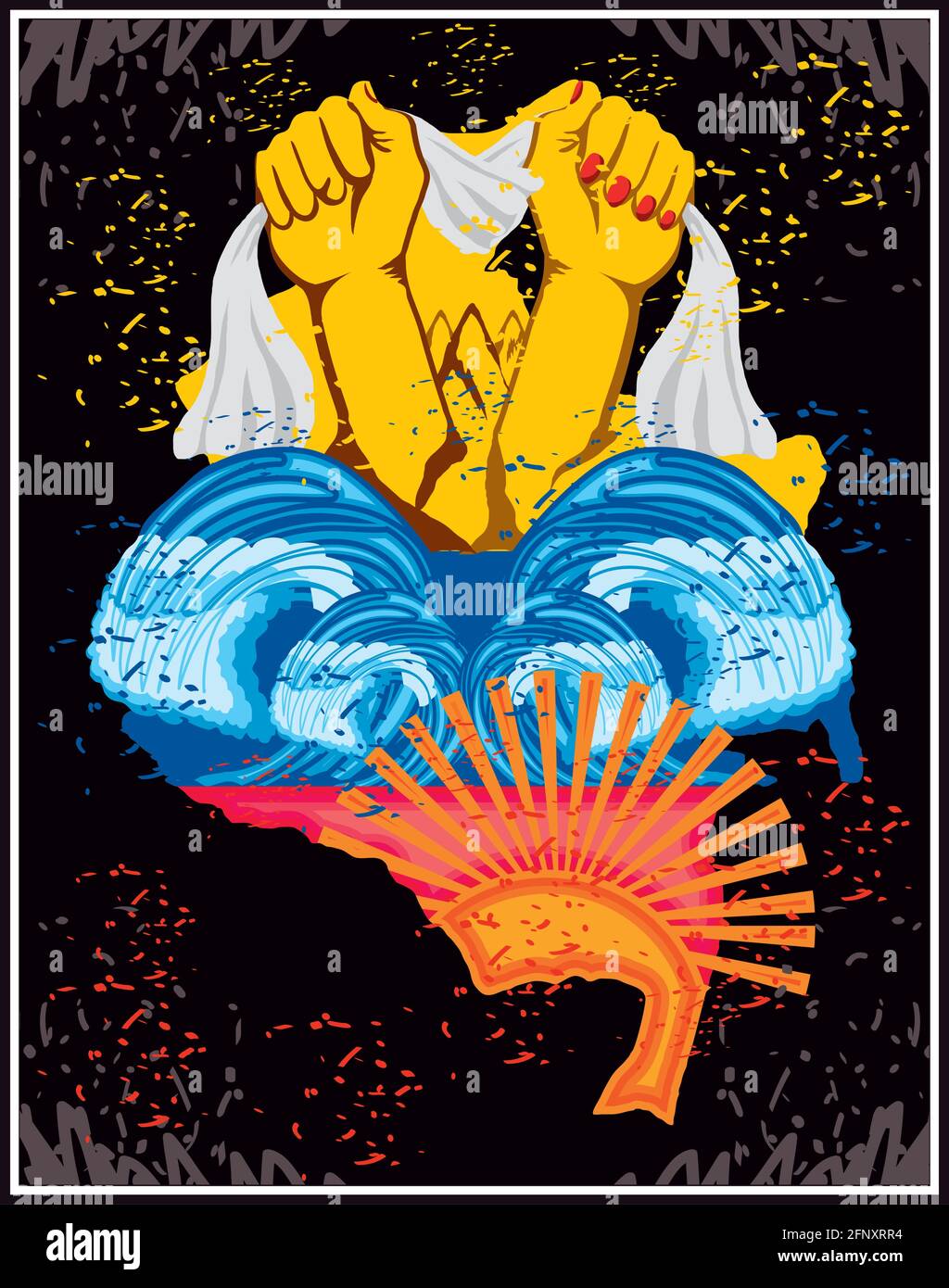 Human rights colombia Stock Vector Images - Alamy