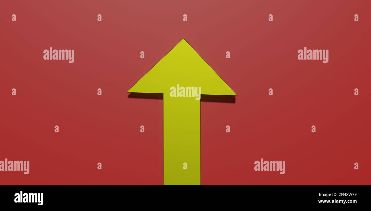 arrow pointing up success or growth concept career forward background ...