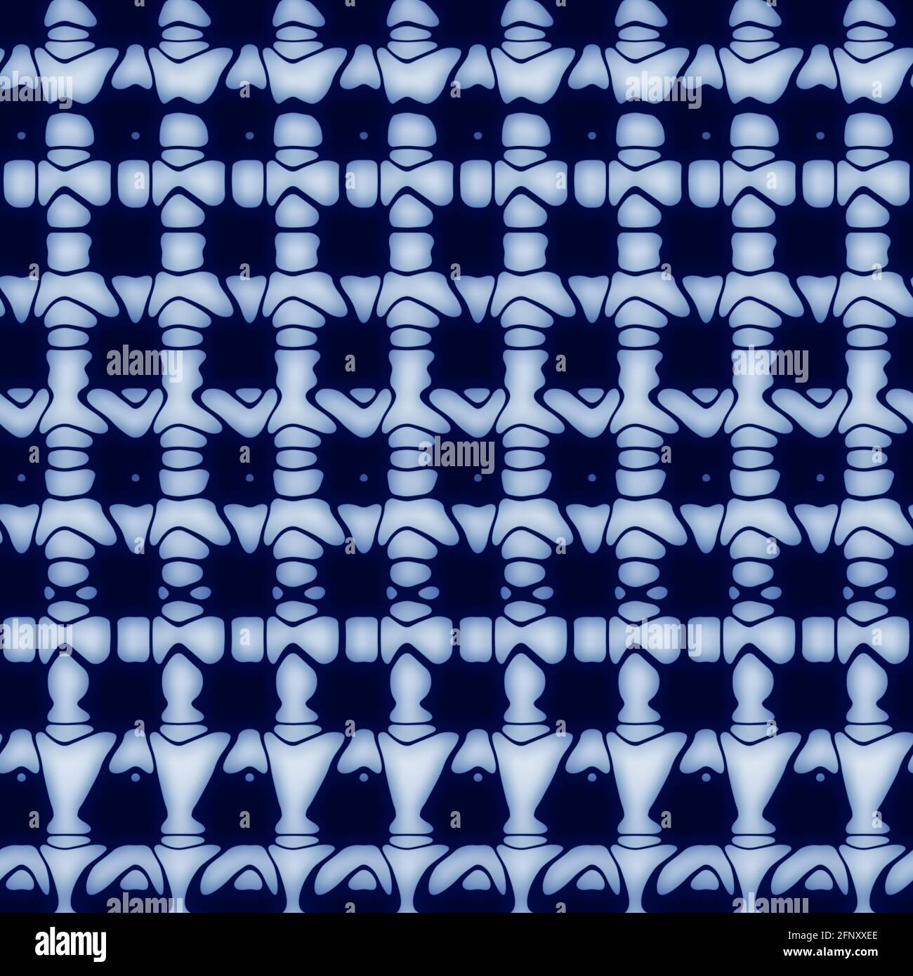 Seamless classic blue and white ceramic design Stock Photo - Alamy