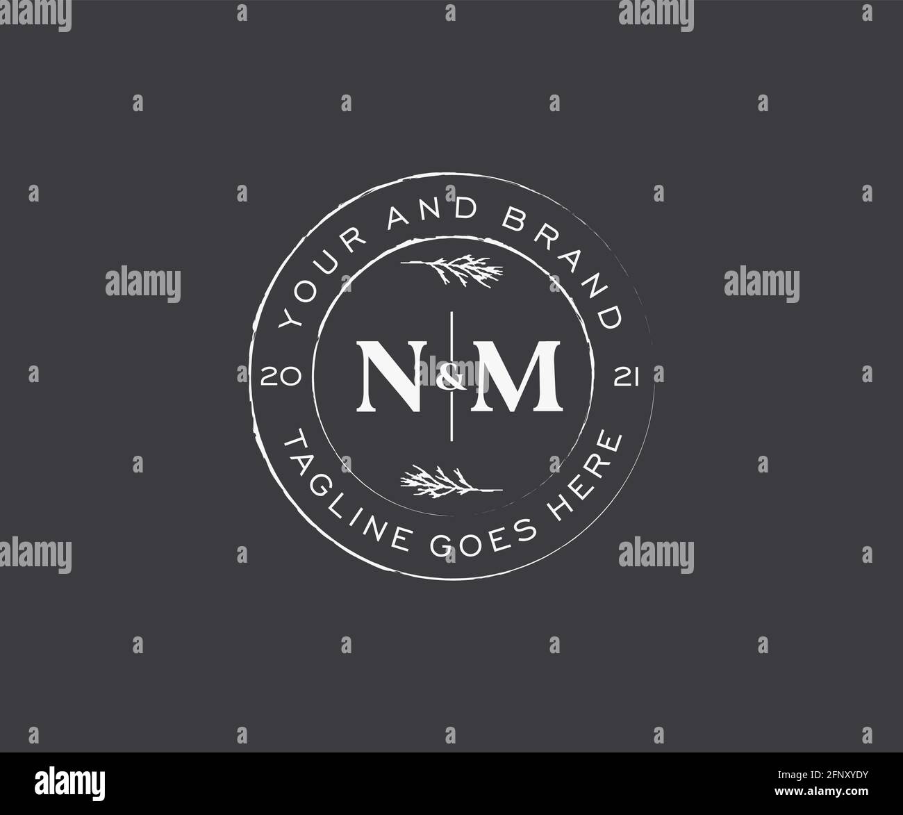 Nm letters Stock Vector Images - Alamy