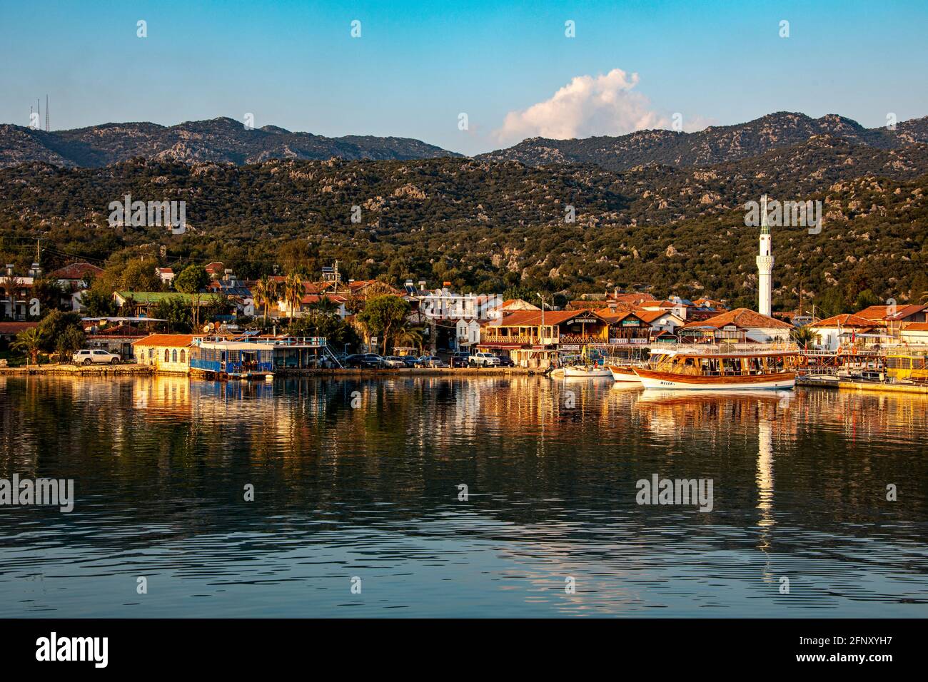 Natural beauties of Kekova island in Antalya province in Turkey, with ...