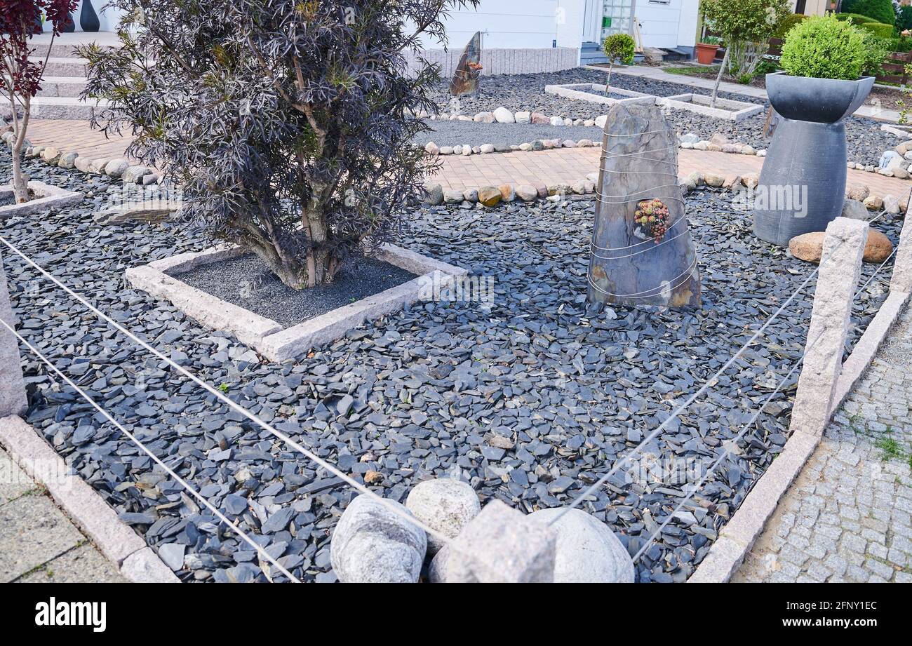 Berlin, Germany. 19th May, 2021. Larger and smaller stones lie in a ...