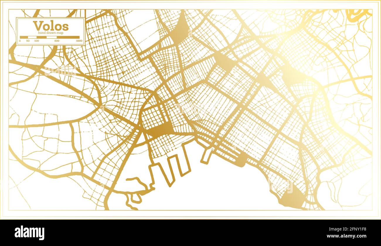 Volos map hi-res stock photography and images - Alamy