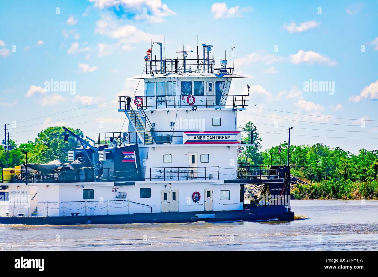 American commercial barge line hi-res stock photography and images - Alamy