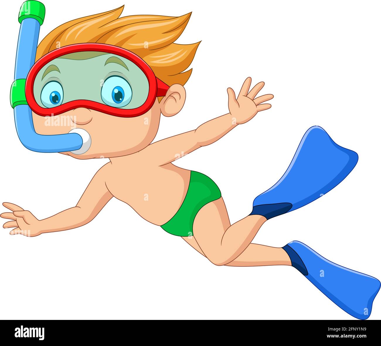 Snorkeling Clipart