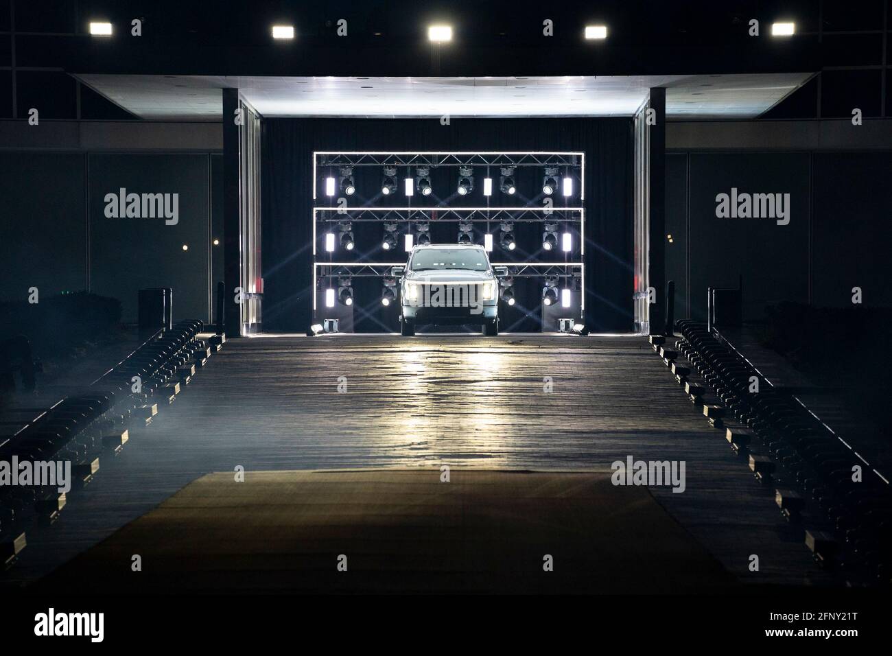Ford Motor company unveiled the new all-electric F-150 Lightning pickup ...