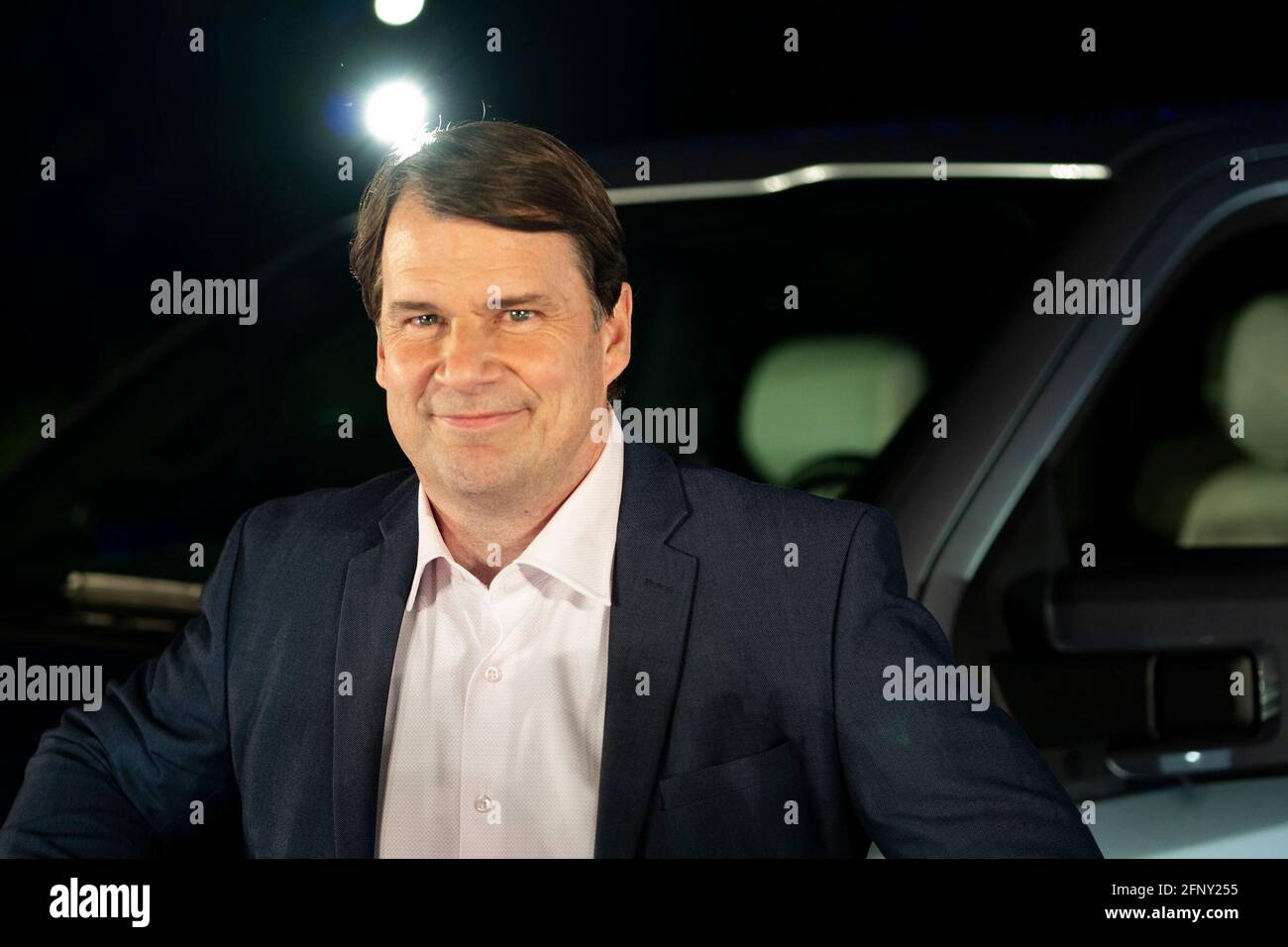 Ford Motor Company CEO Jim Farley speaks at an event to launch the new ...