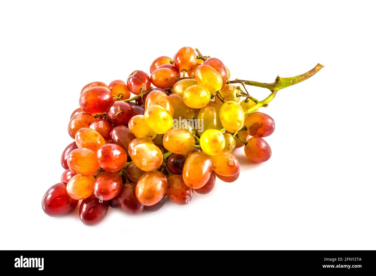 seedless grapes on a white background Stock Photo - Alamy