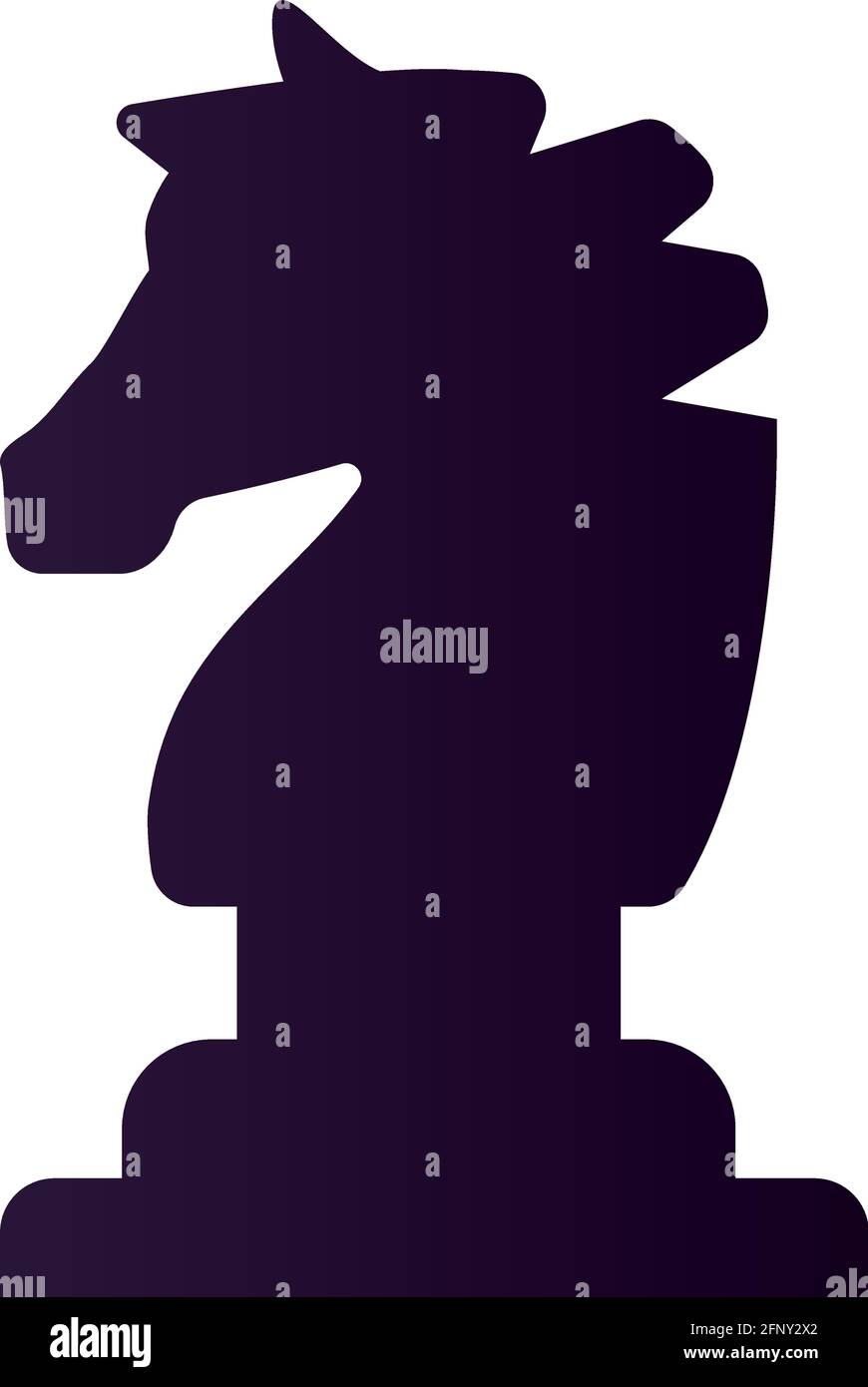 knight chess piece Stock Vector Image & Art - Alamy