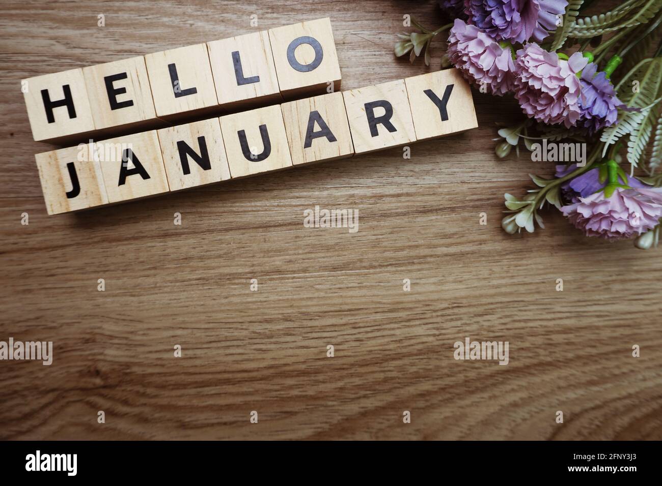 Hello january hi-res stock photography and images - Alamy
