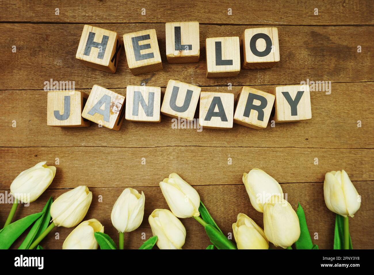 Hello january hi-res stock photography and images - Alamy