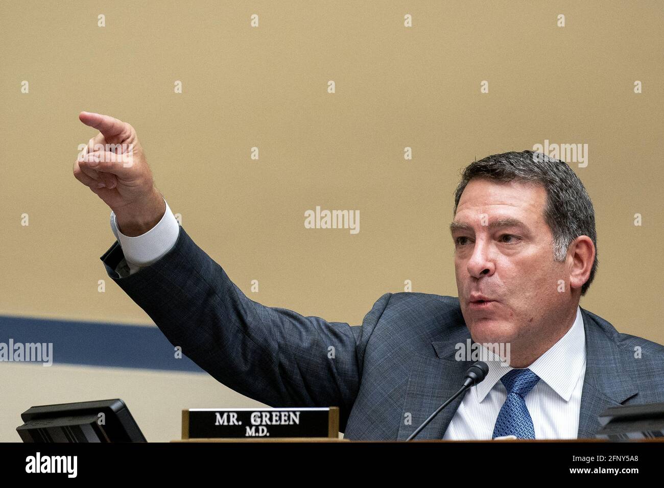 Representative Mark Green (R-TN) speaks during a House Select ...