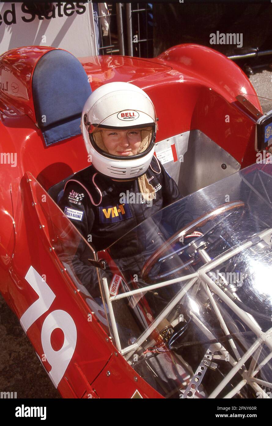 C Mason driving 1960 Maserati Tipo60 Birdcage at the Goodwood Festival ...