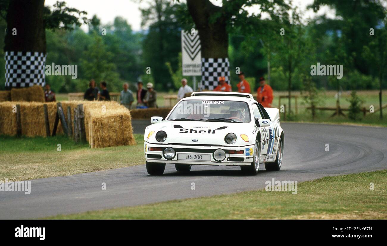 1985 Ford RS200 Rally car Goodwood Festival of Speed 1996 Stock Photo ...