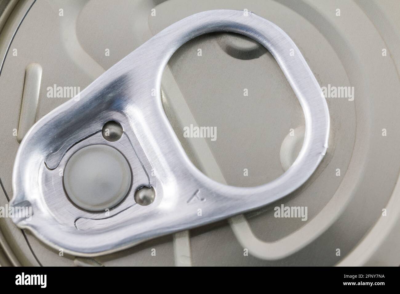 Can top with opener background Stock Photo - Alamy