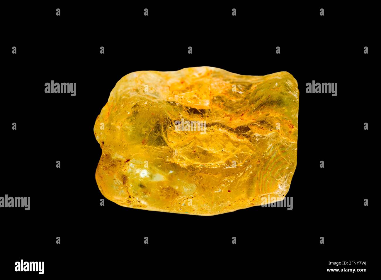 Topaz on a black background Stock Photo - Alamy