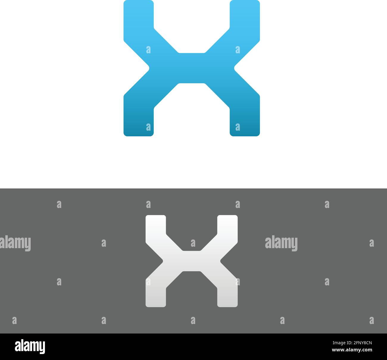 X logos vector vectors hi-res stock photography and images - Alamy