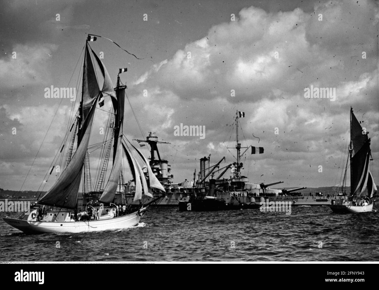 military, France, navy, inauguration of the new naval college at Brest ...