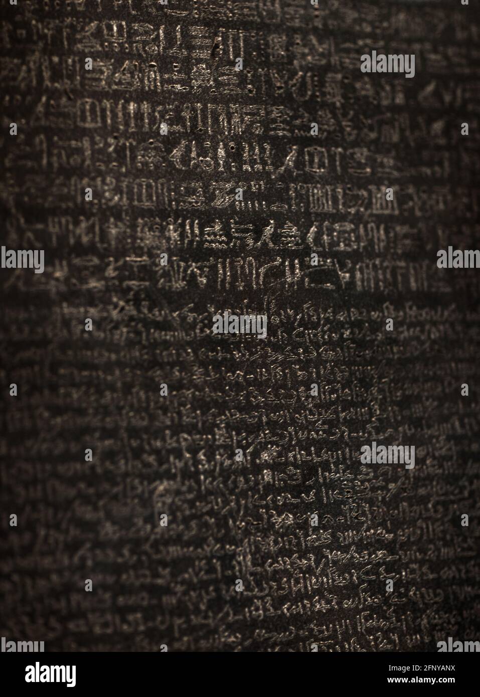 Rosetta Stone Script Greek High Resolution Stock Photography and Images ...