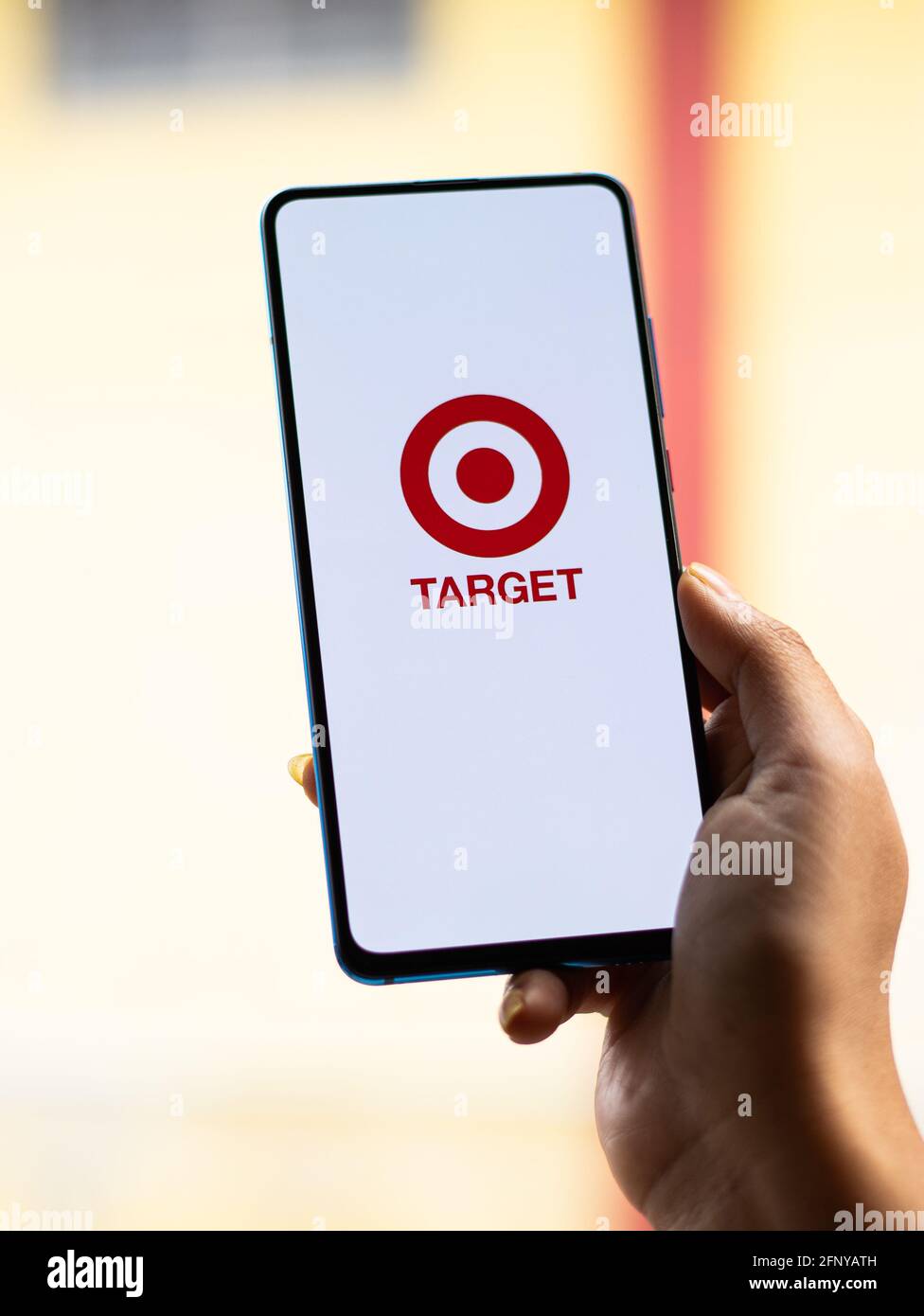 Assam, india - May 18, 2021 : Target Corporation logo on phone screen ...