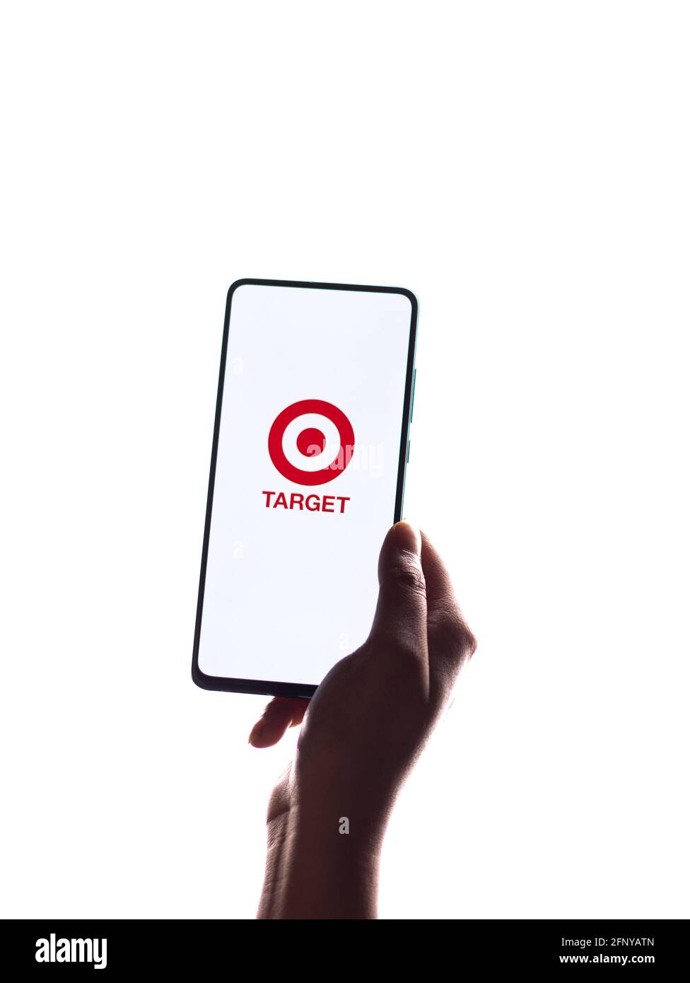Assam, india - May 18, 2021 : Target Corporation logo on phone screen ...