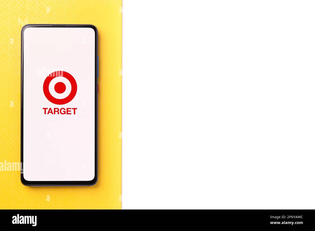 Assam, india - May 18, 2021 : Target Corporation logo on phone screen ...