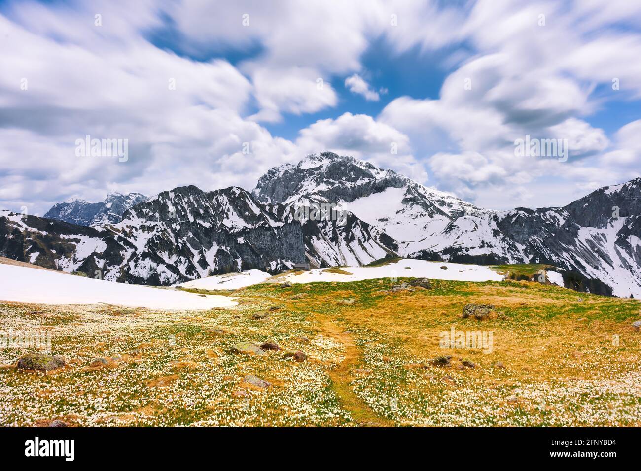 View of Monte Arera in the Brembana Valley Bergamo Lombardy Italy in ...
