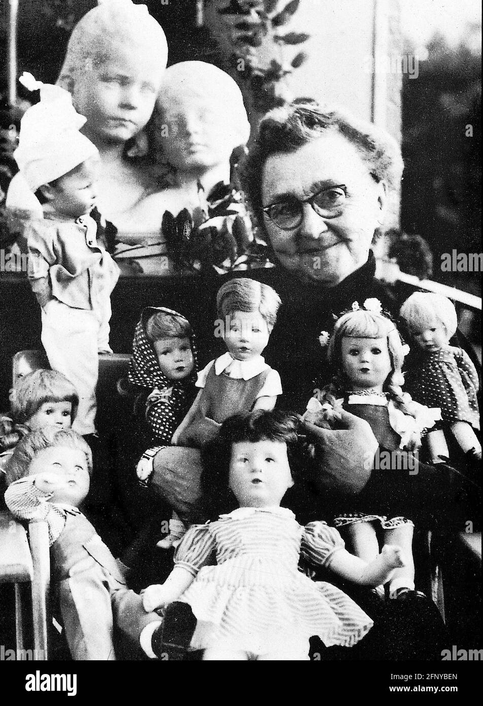 German maker of dolls Black and White Stock Photos & Images - Alamy