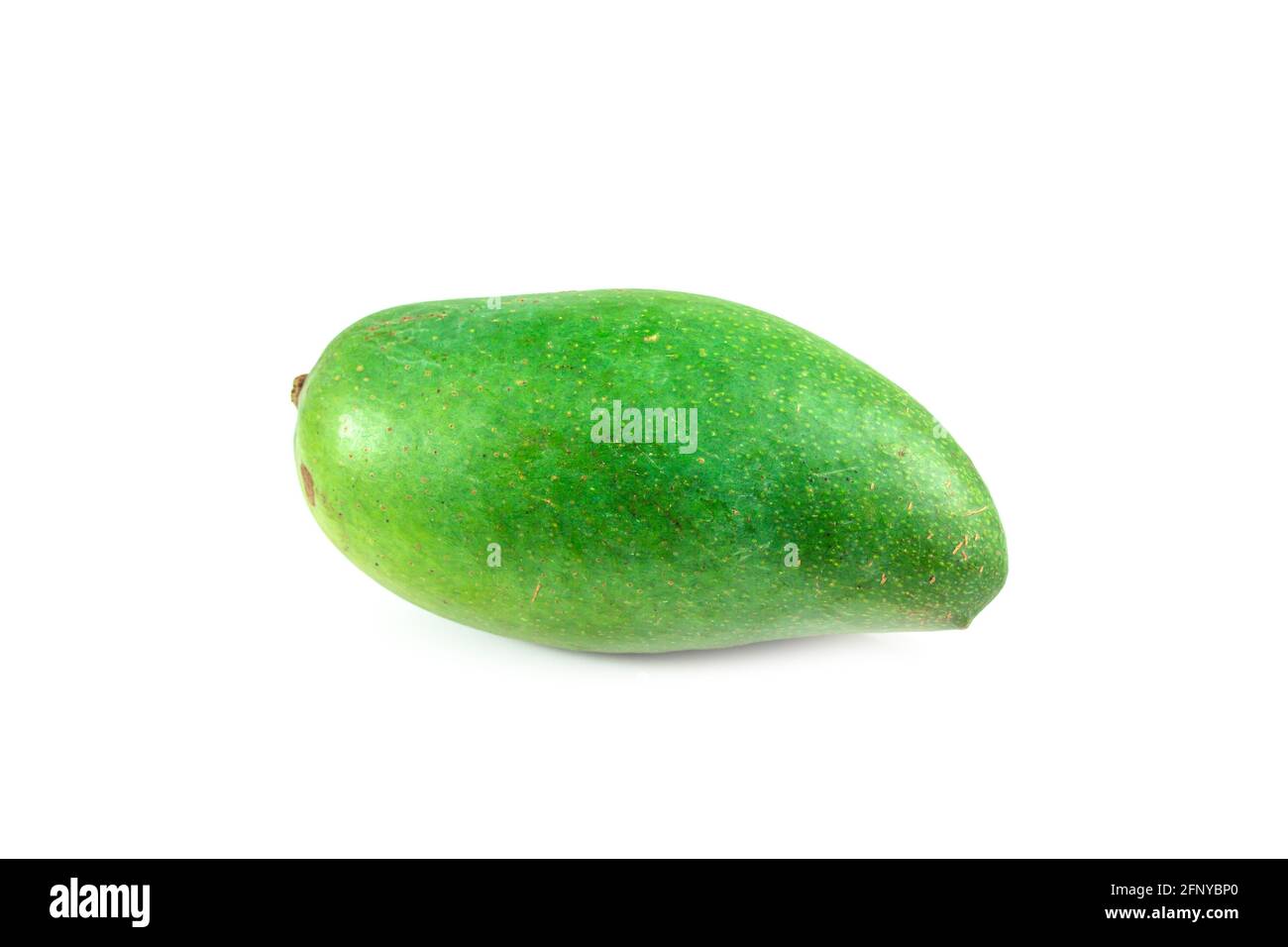Fresh Green mango isolated on a white background Stock Photo - Alamy