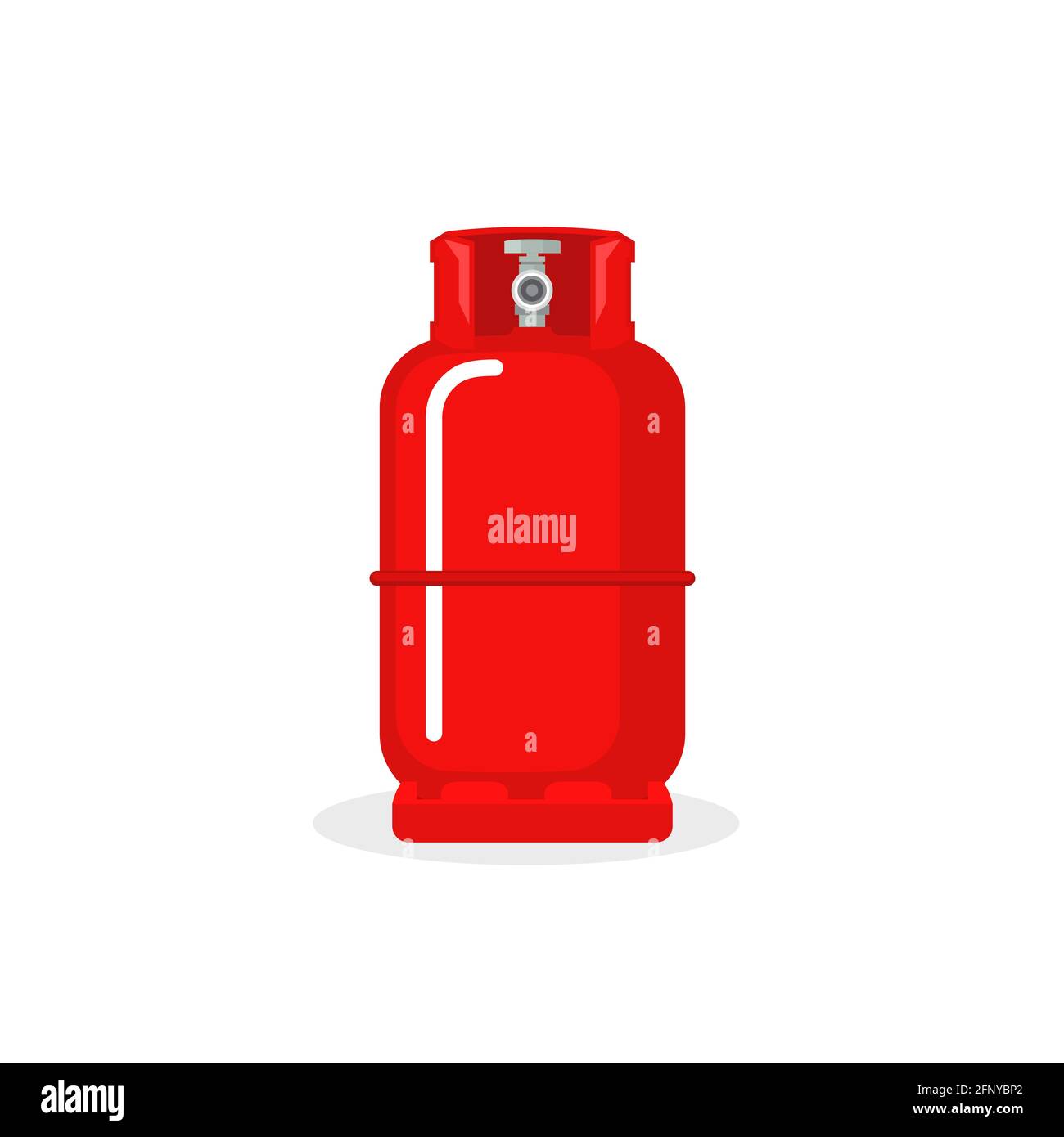Gas cylinder vector tank. Lpg propane bottle icon container. Oxygen gas ...