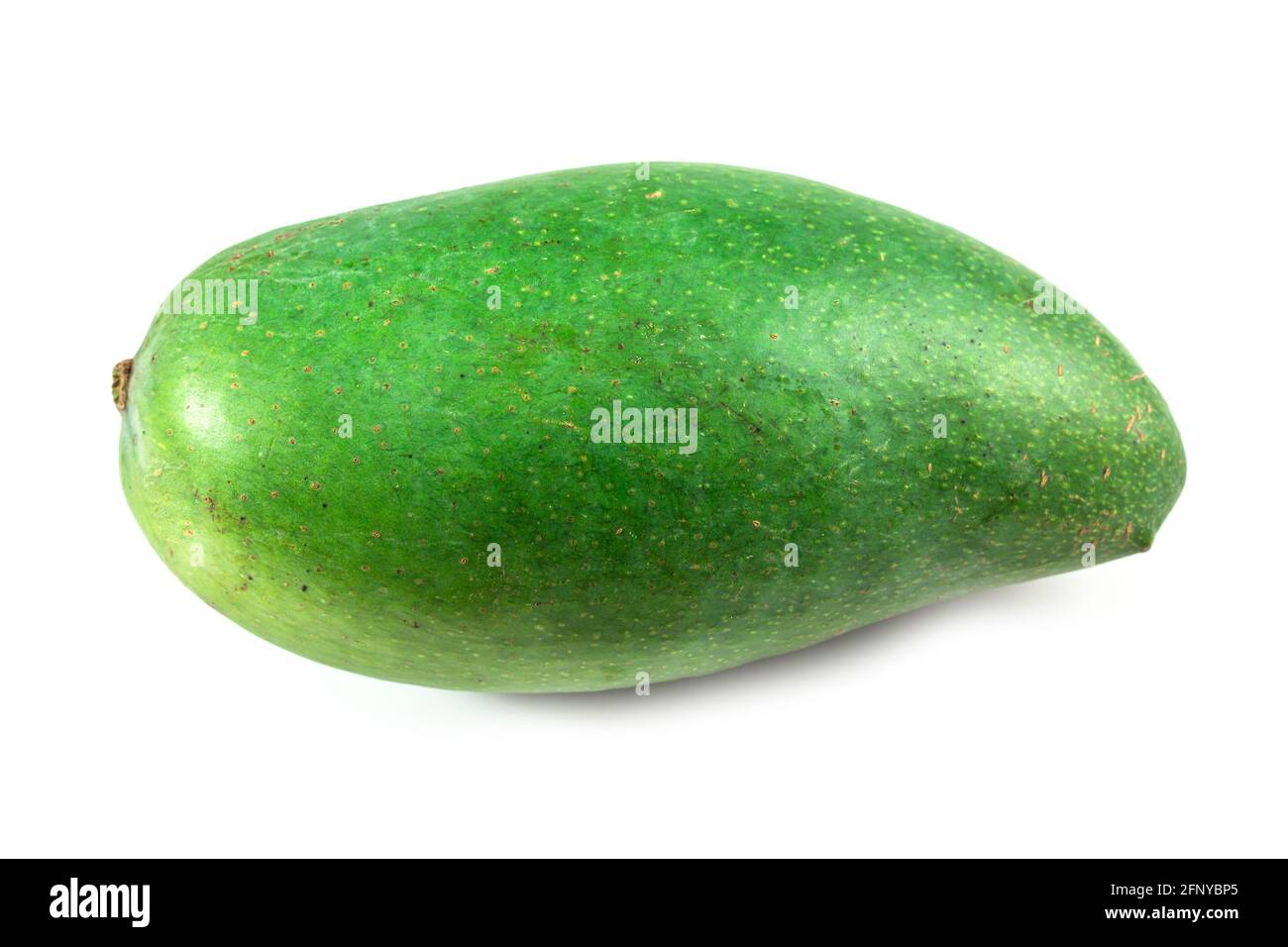 Fresh Green mango isolated on a white background Stock Photo - Alamy
