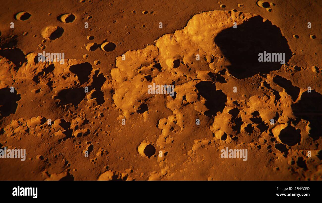 Valley craters on planet hi-res stock photography and images - Alamy