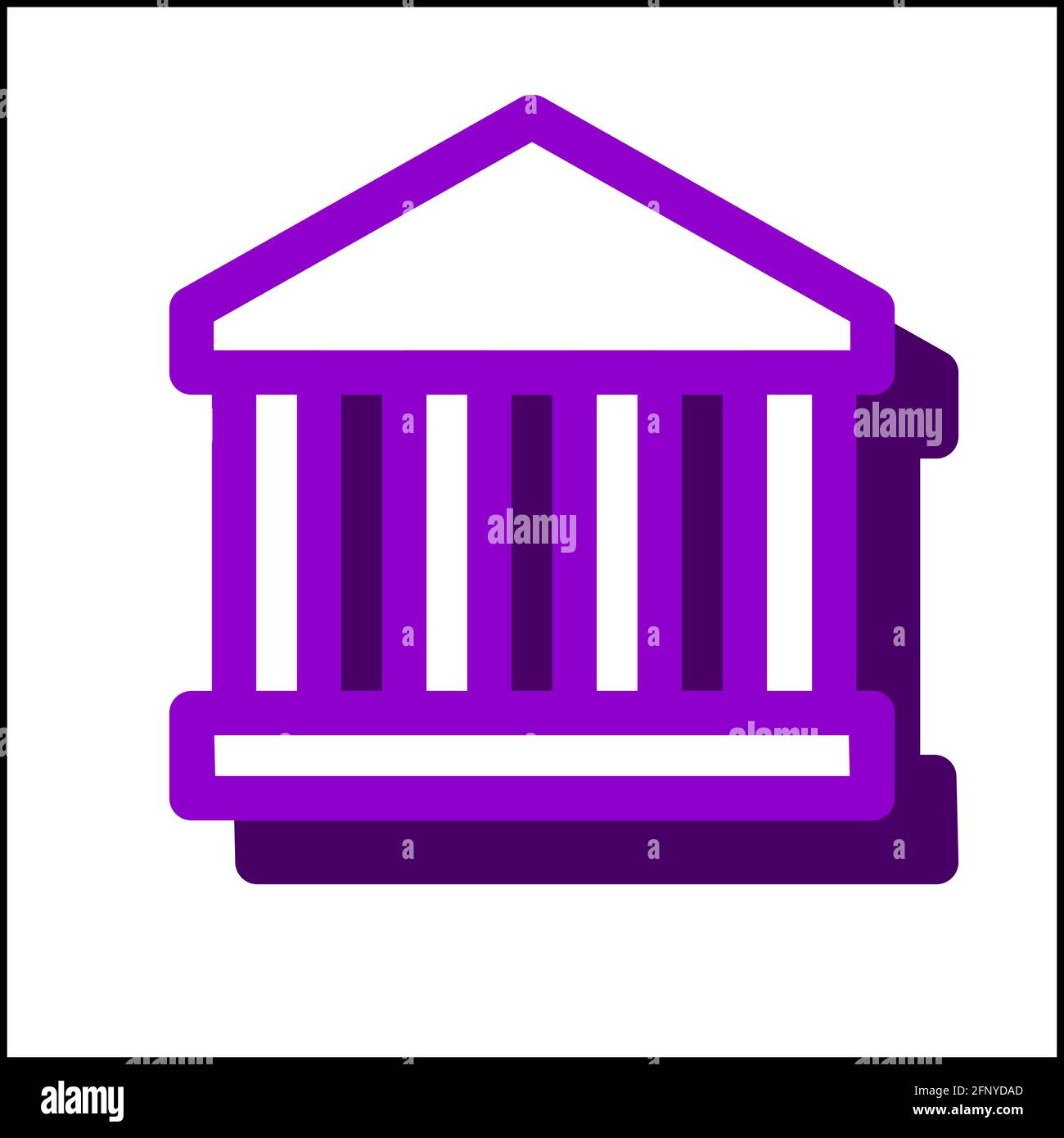 Bank Icon Flat