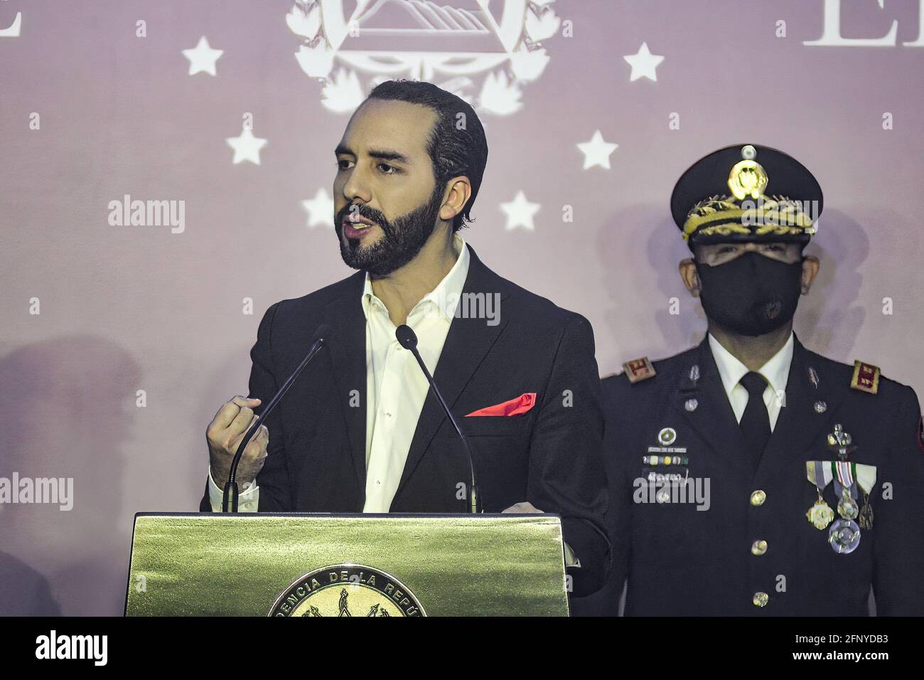 San Salvador, El Salvador. 19th May, 2021. President Nayib Bukele ...