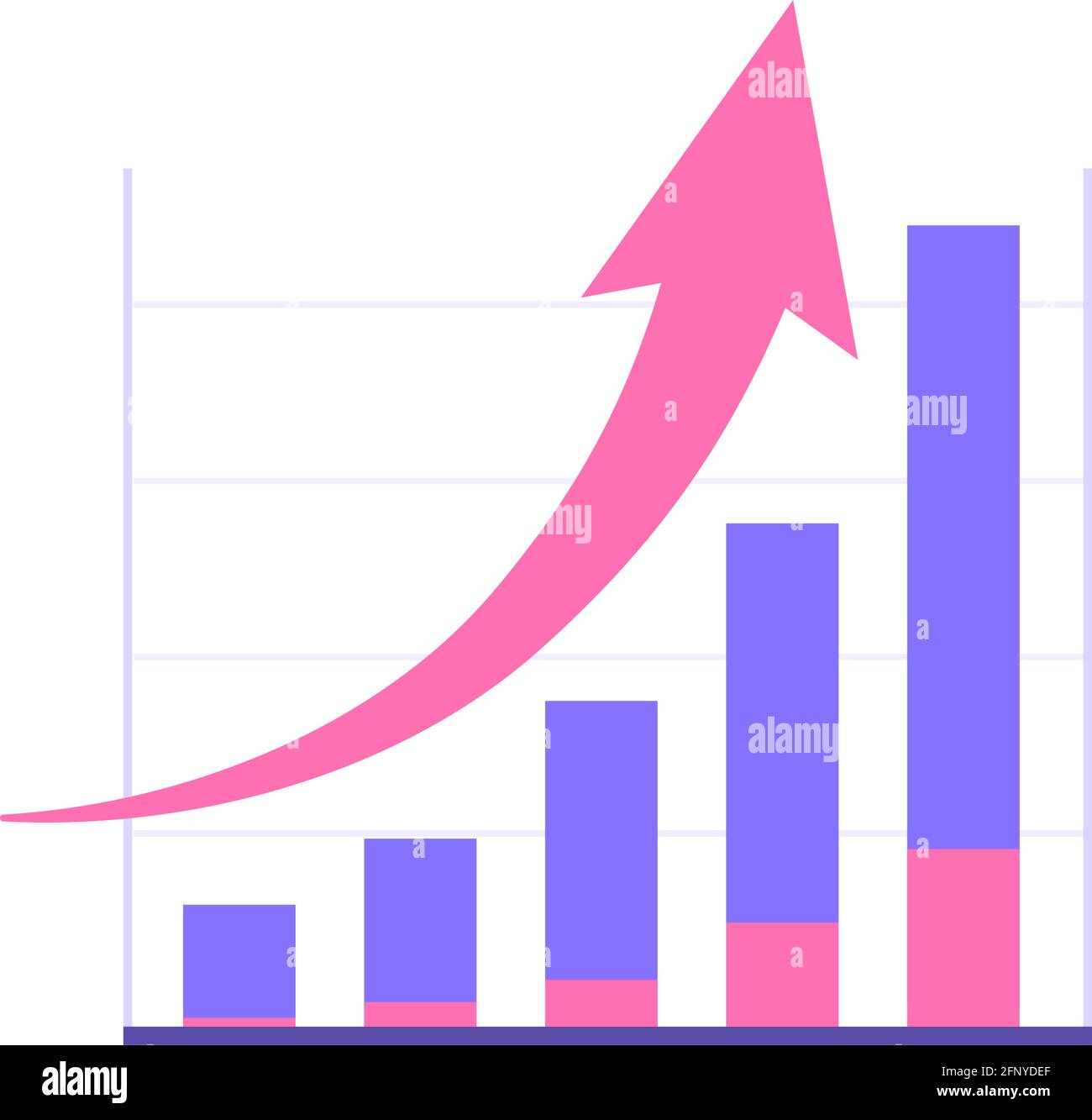 bar graph up. Vector illustration that is easy to edit Stock Vector ...