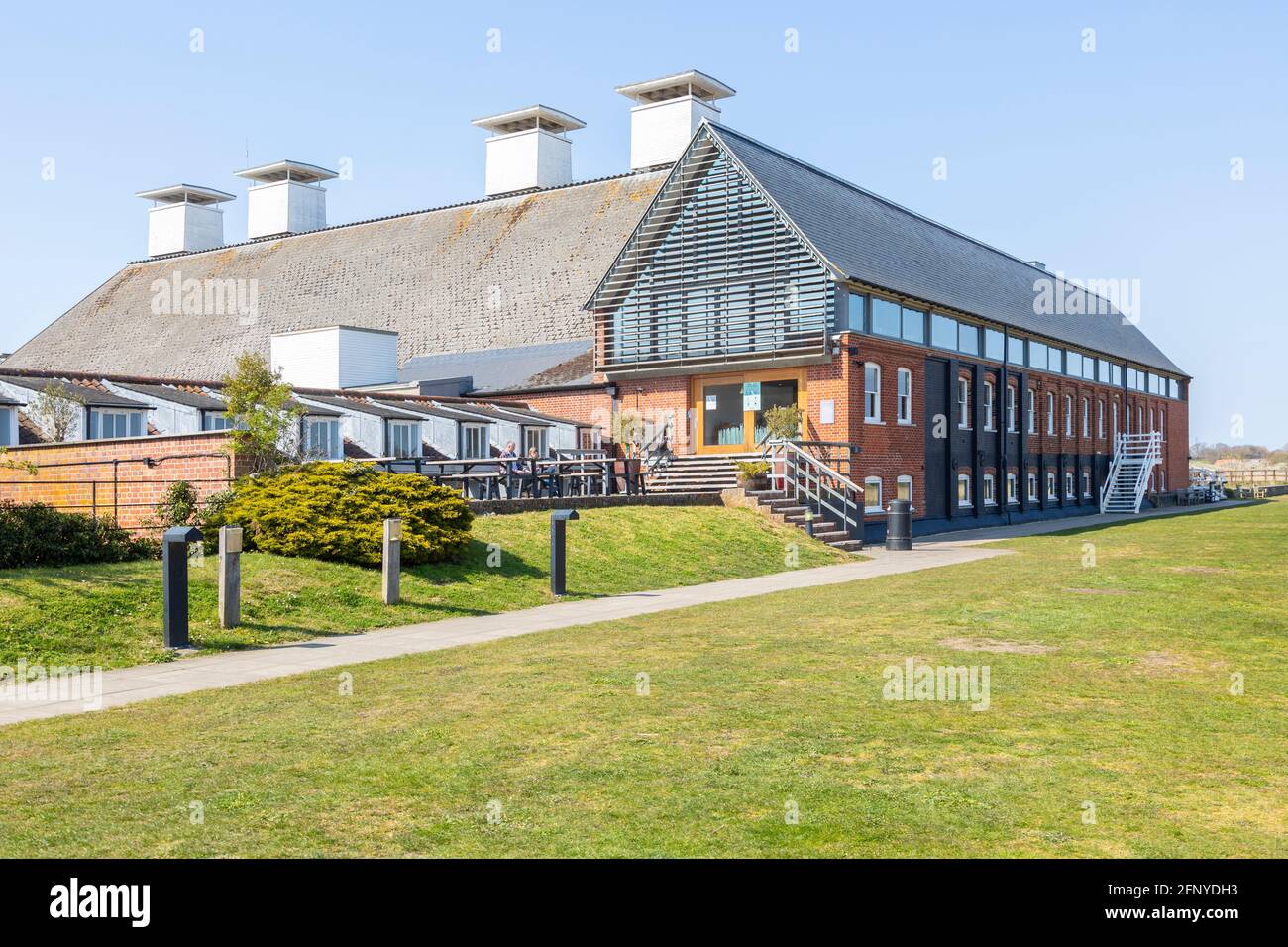 Concert hall building converted from industrial use, Snape Maltings ...