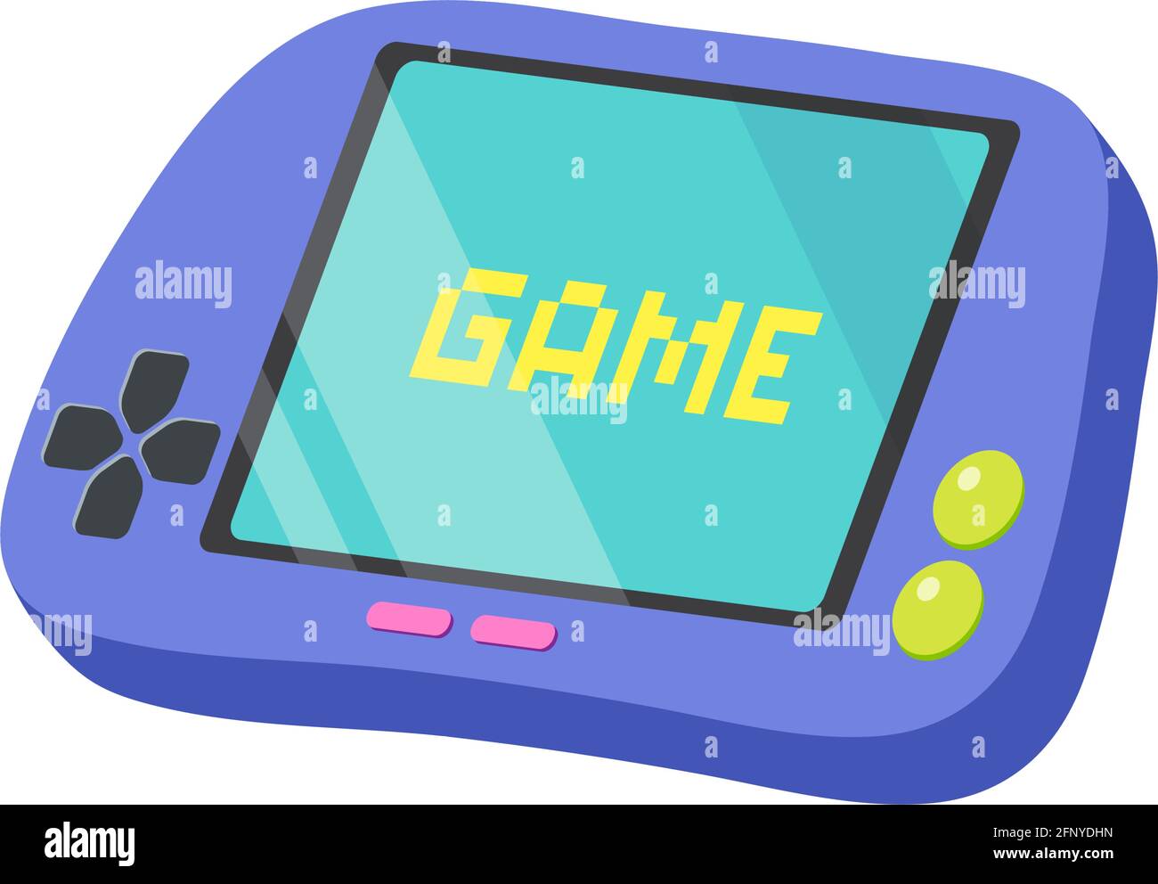 Game console. Vector illustration that is easy to edit Stock Vector ...