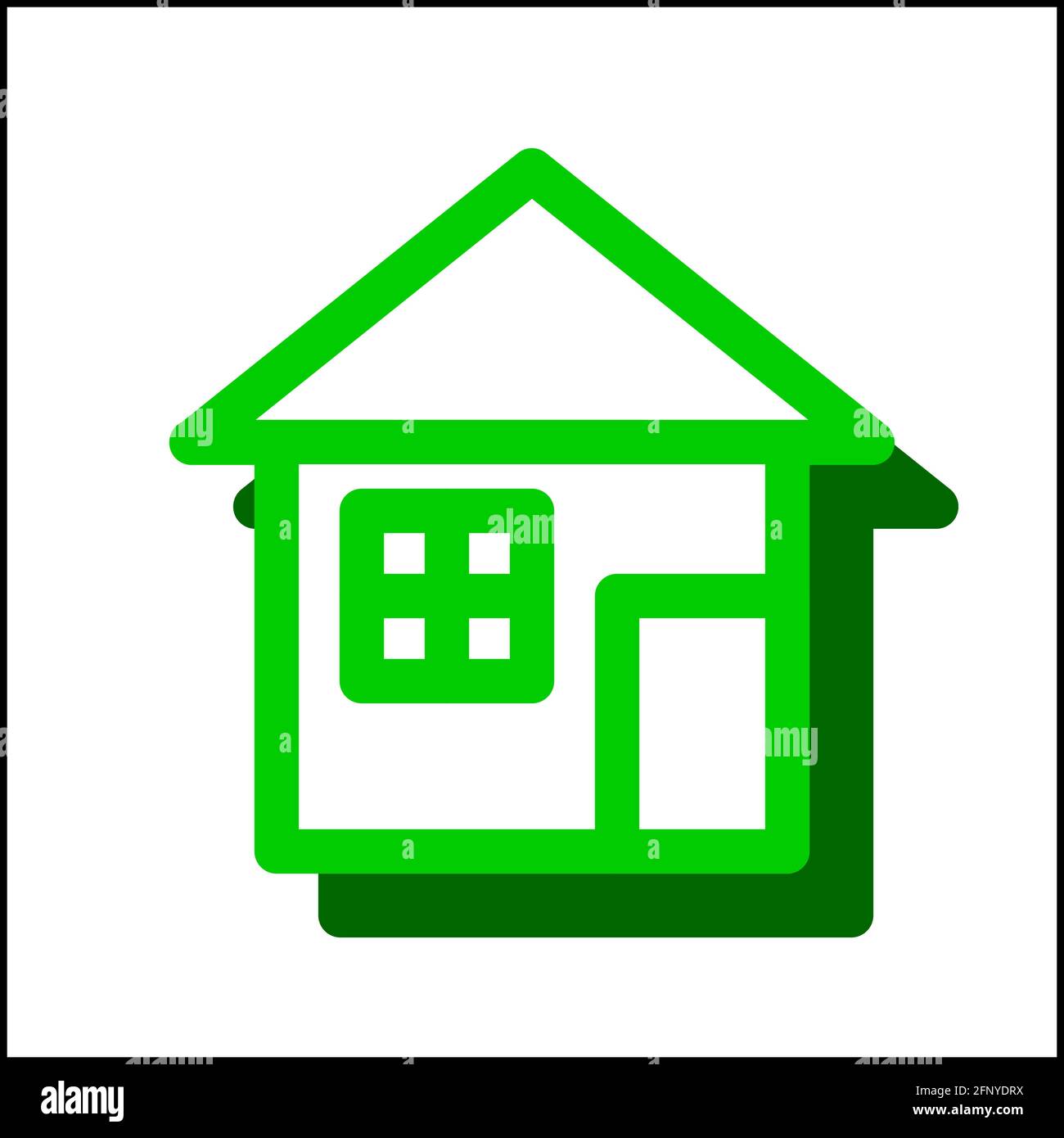 Home Icon Green Color