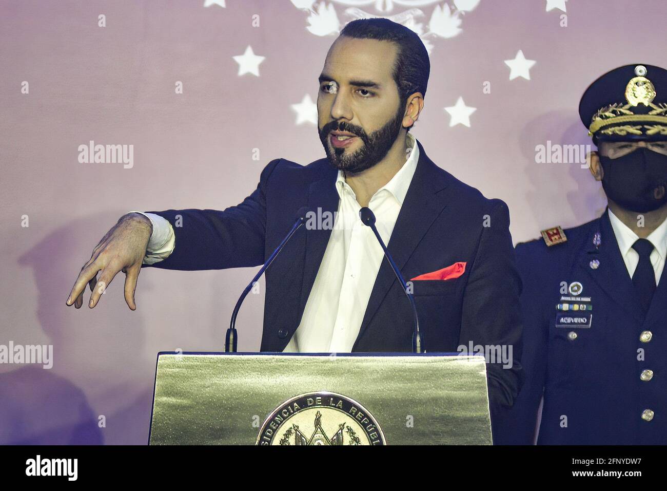 San Salvador, El Salvador. 19th May, 2021. President Nayib Bukele ...
