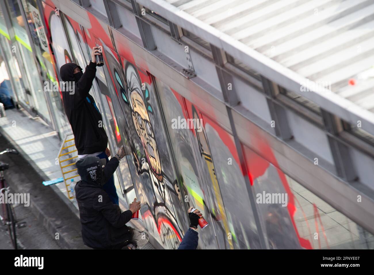 Demonstrators take part in a protest demanding government action to ...