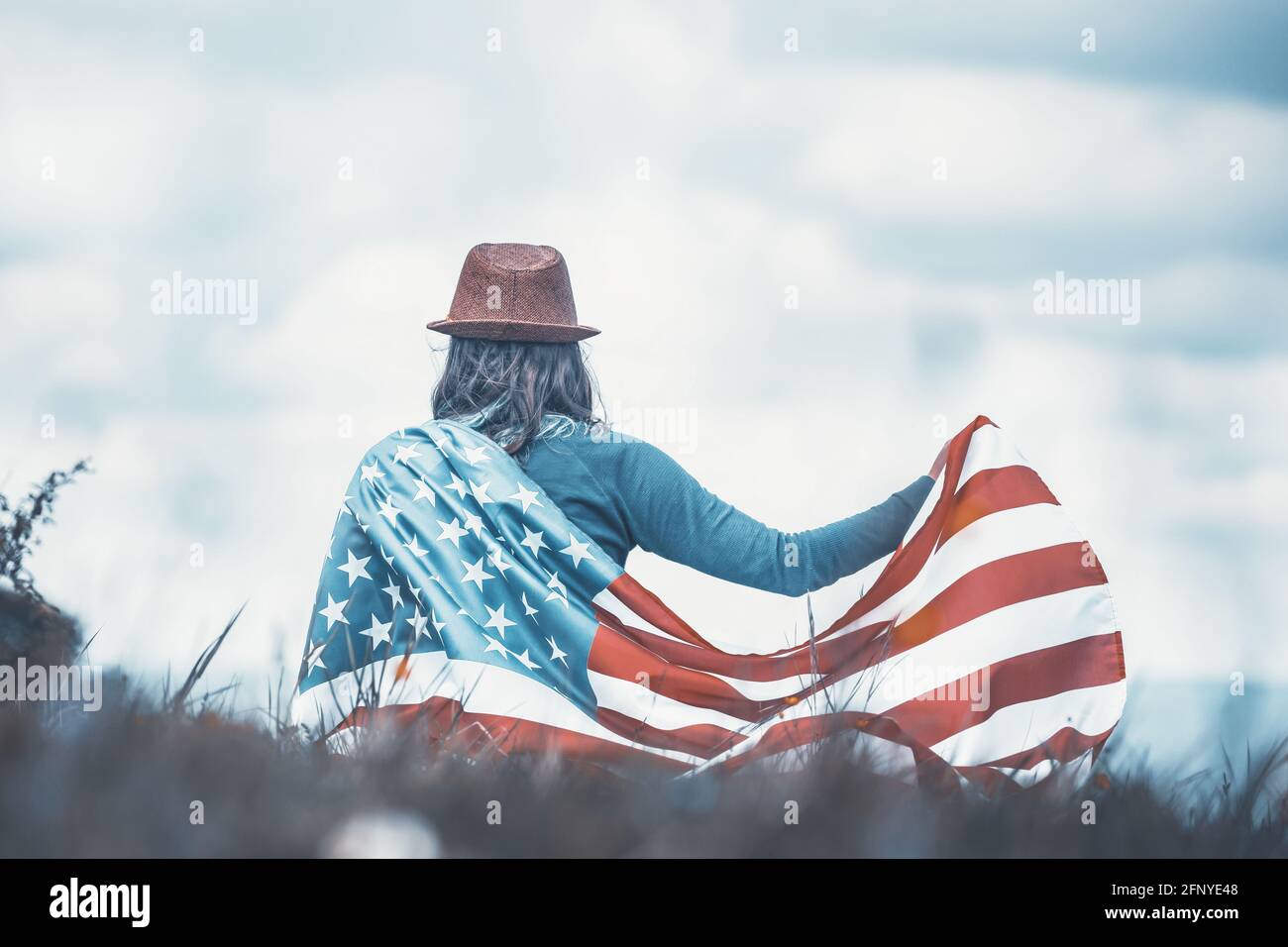 Celebrating Memorial Day, 4th of July or Labour Day in USA Stock Photo ...