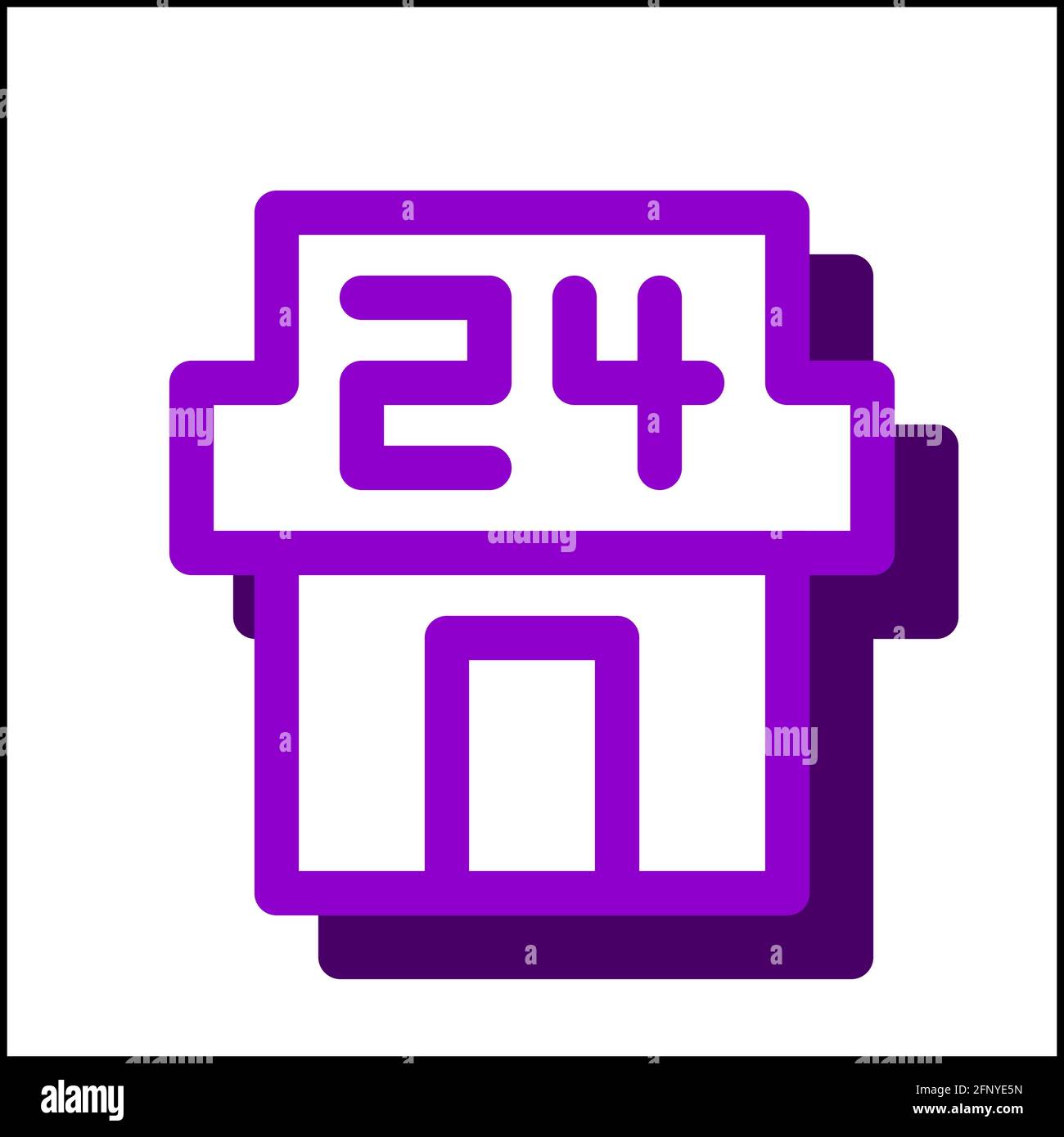 Grocery store flat color Stock Vector Images - Alamy