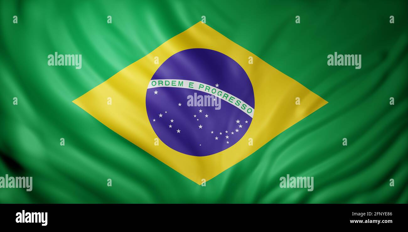 3d brazil flag rio de hi-res stock photography and images - Alamy