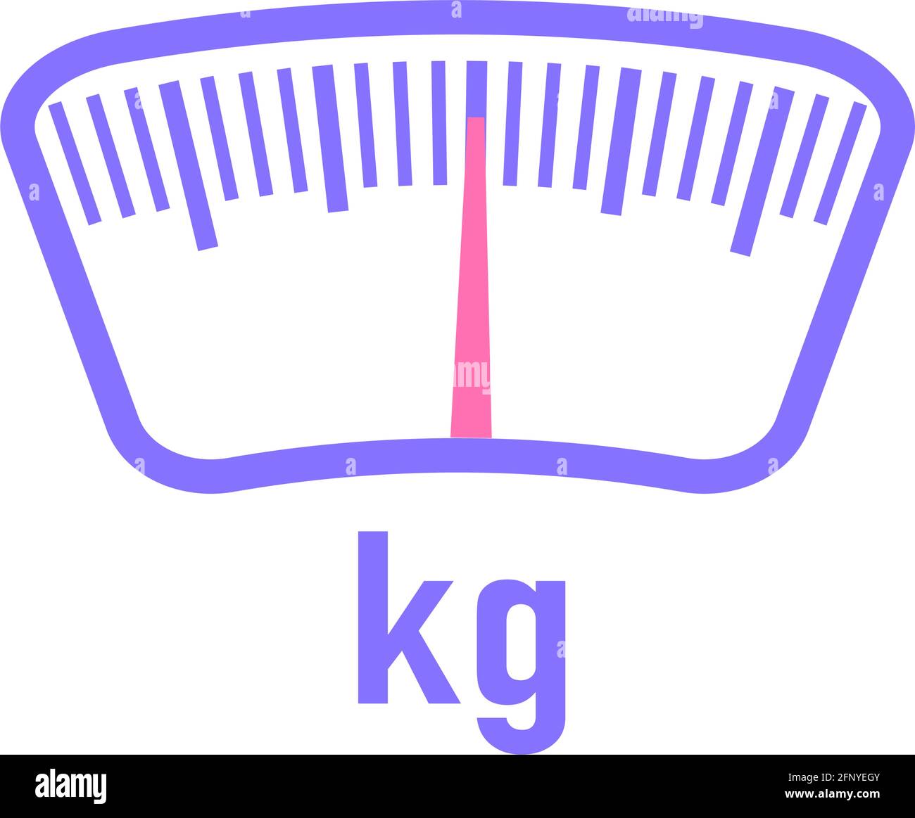 Weight scale. Vector illustration that is easy to edit Stock Vector ...