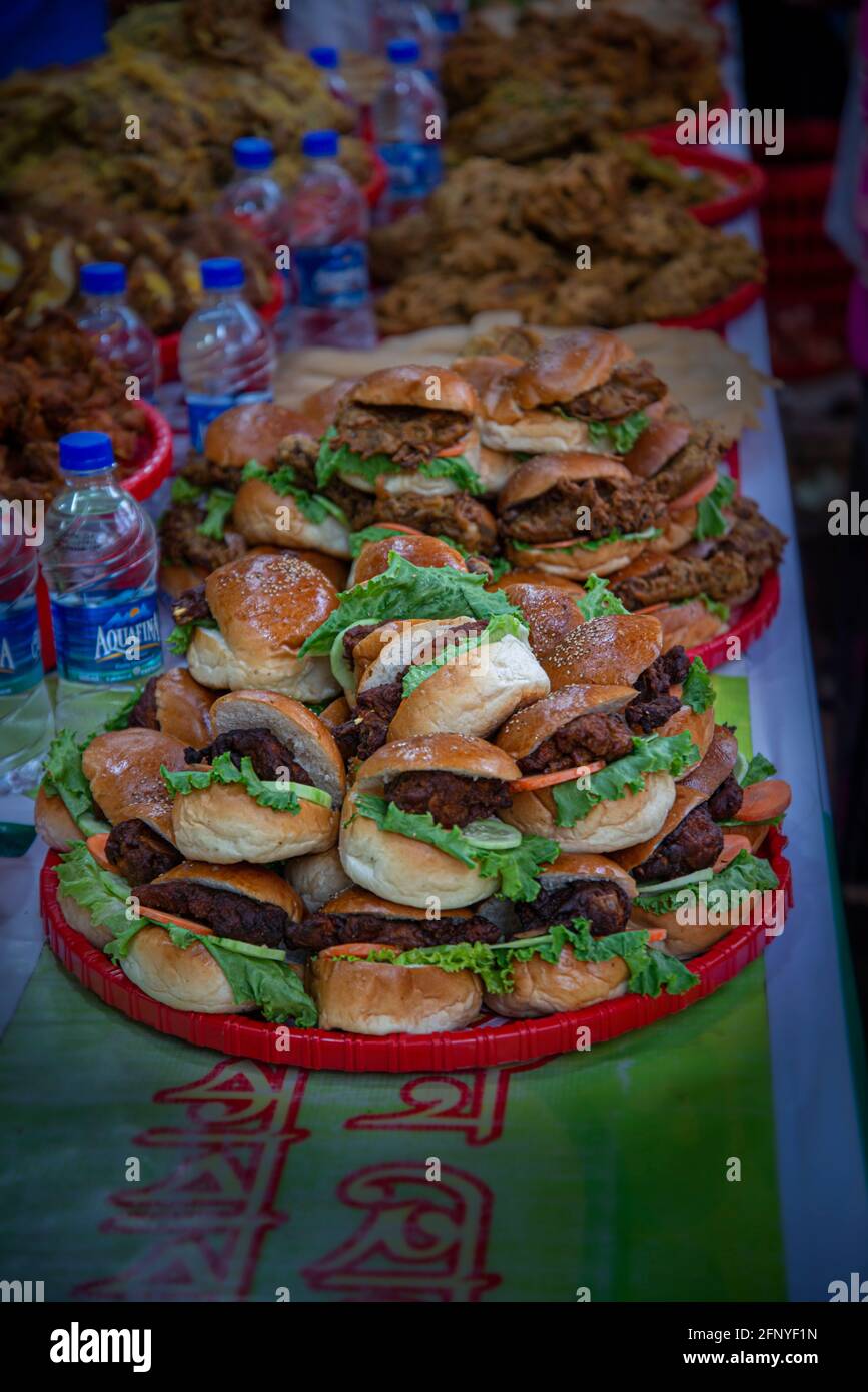 Trade fair food display hi-res stock photography and images - Alamy