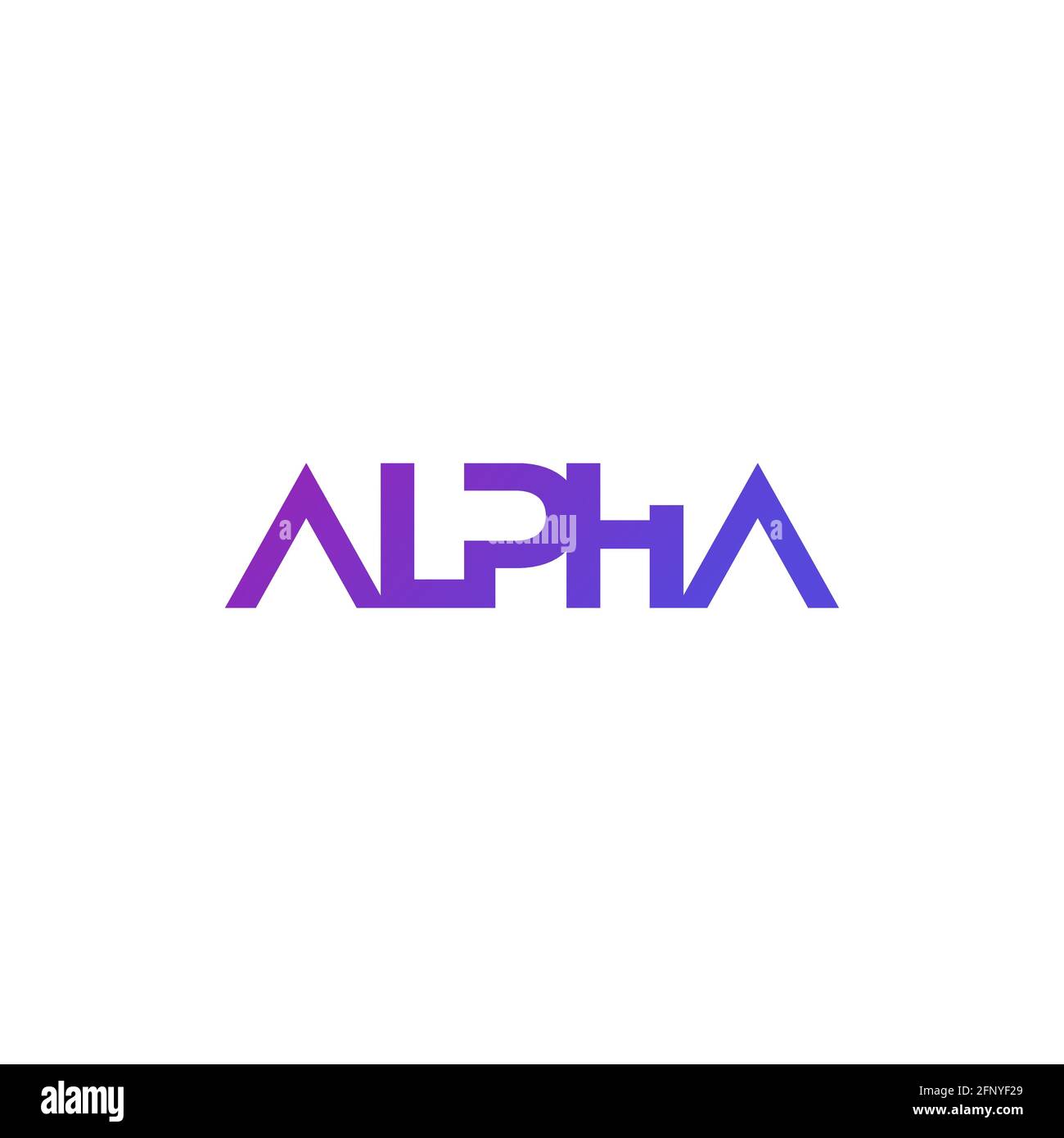 Alpha Logo Design