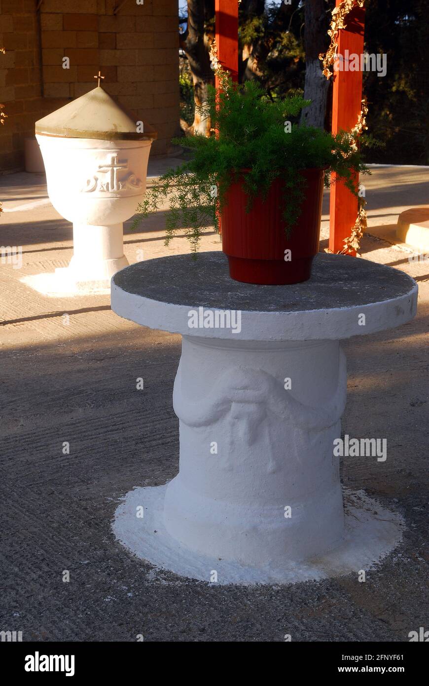 Greece Rhodes island Kremasti village 01 Stock Photo - Alamy